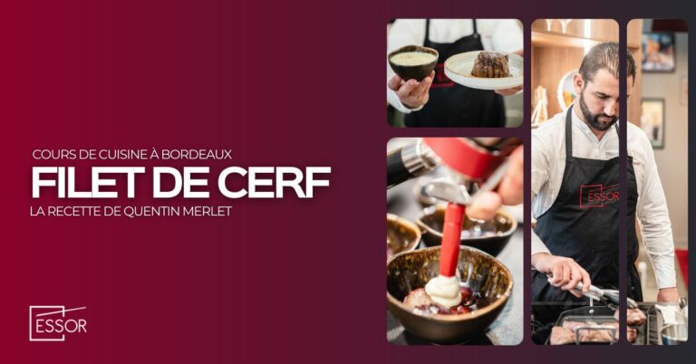 Filet de Cerf : la recette de Quentin Merlet, Cours de cuisine à ...